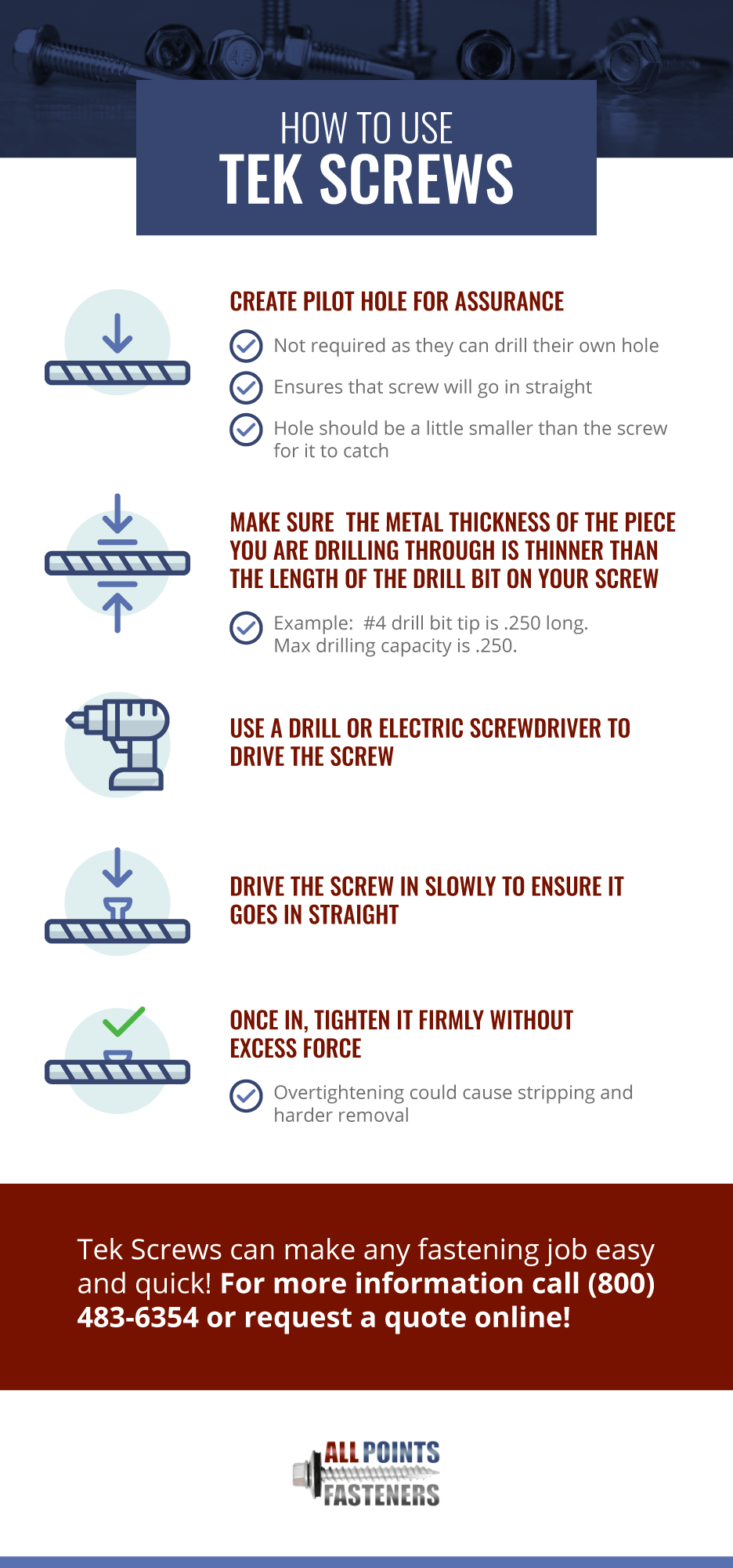 TEK Screws Self Drilling Screws All Points Fasteners TEK Screws Self Drilling Screws All Points Fasteners